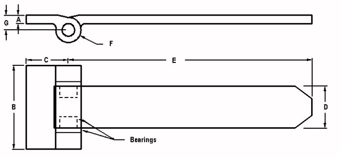 High Load Strap Hinges - Daro Hinges